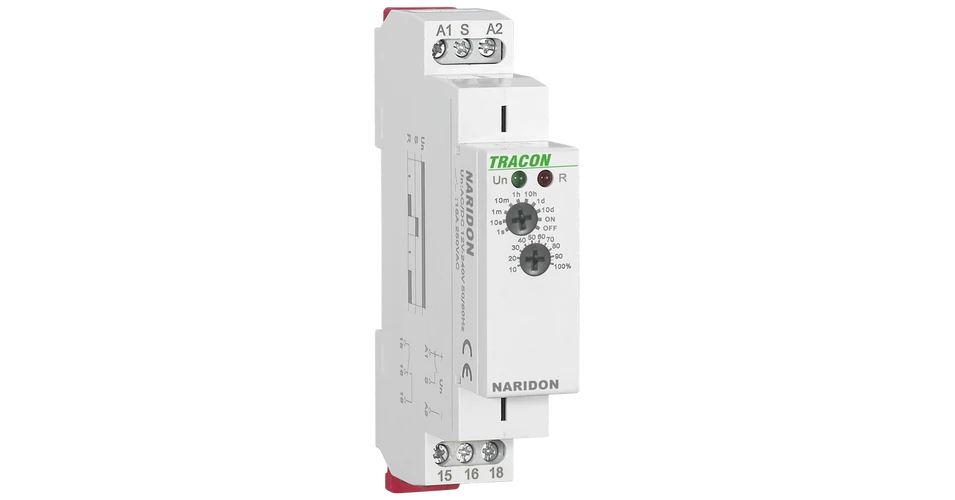 Tracon Egyfunkciós (meghúzáskésleltetéses) időrelé, NARIDON